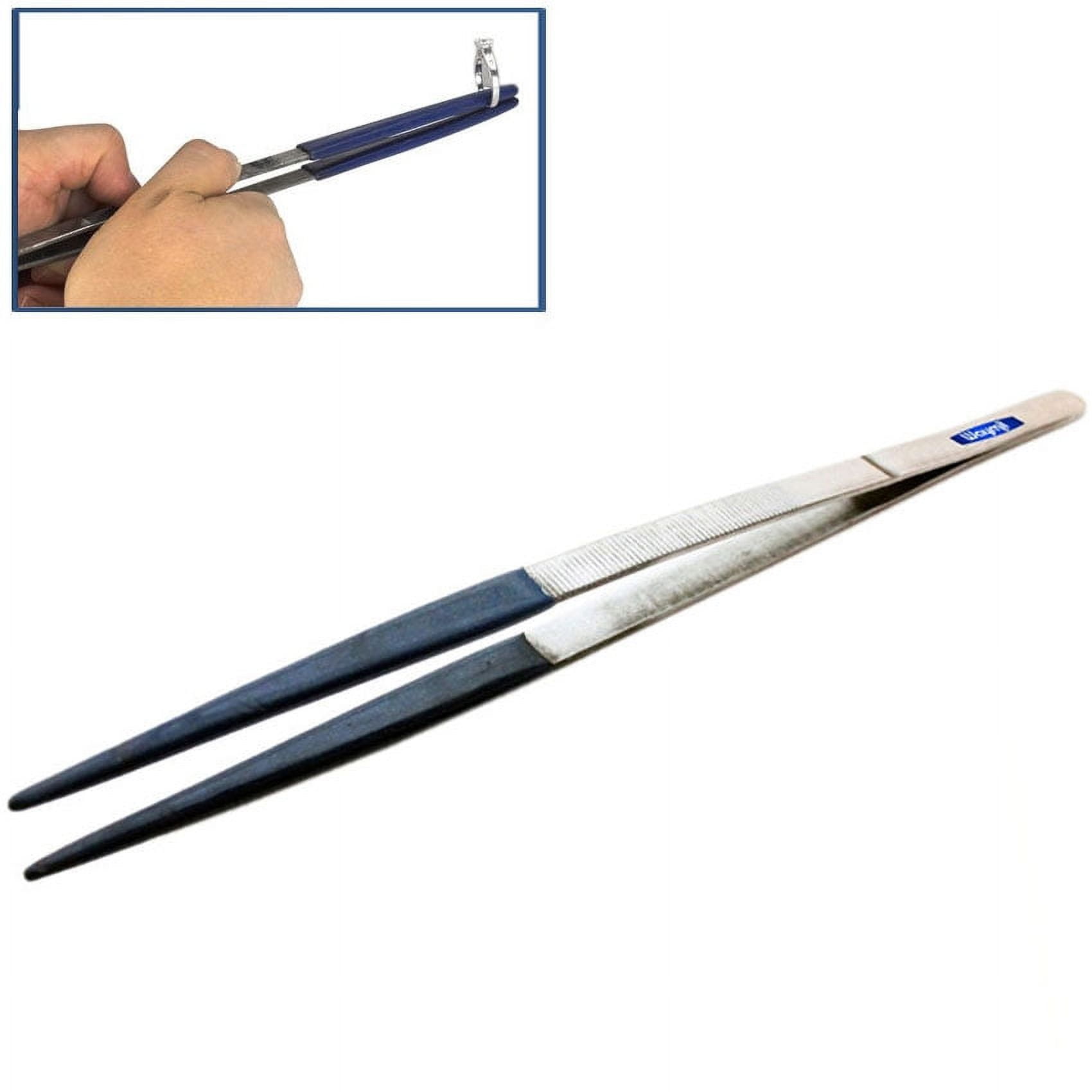 8" Steam Tweezer Rubber Tips Steamer Ultrasonic Coated Non Marring Tips ...