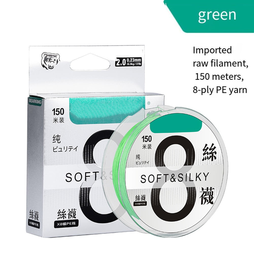 8 Strand PE for Braided Fishing Line 150m with Smooth Coating for Long ...