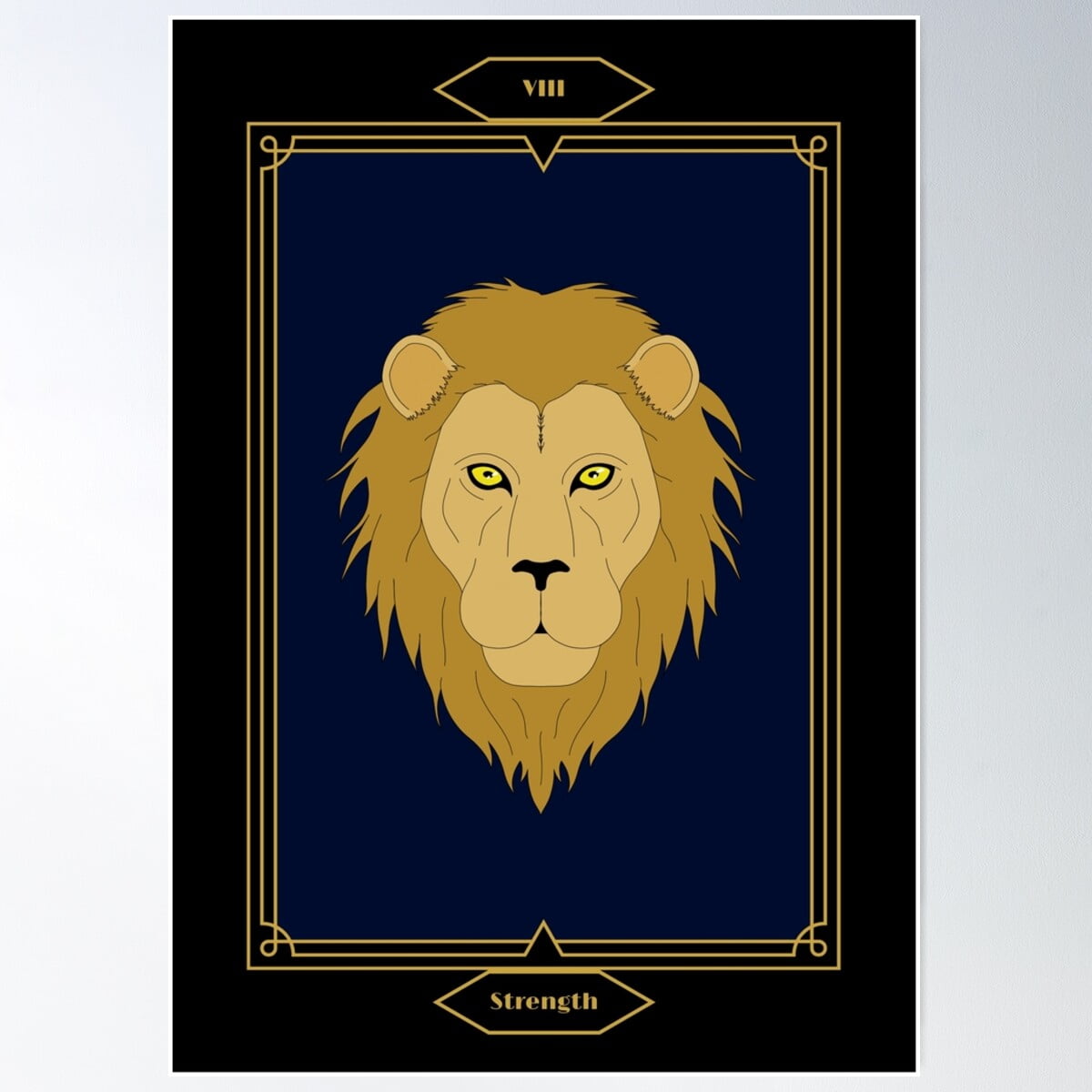 8 Strength Poster Wall Art, Modern Wall Decor For Living Room Bedroom ...