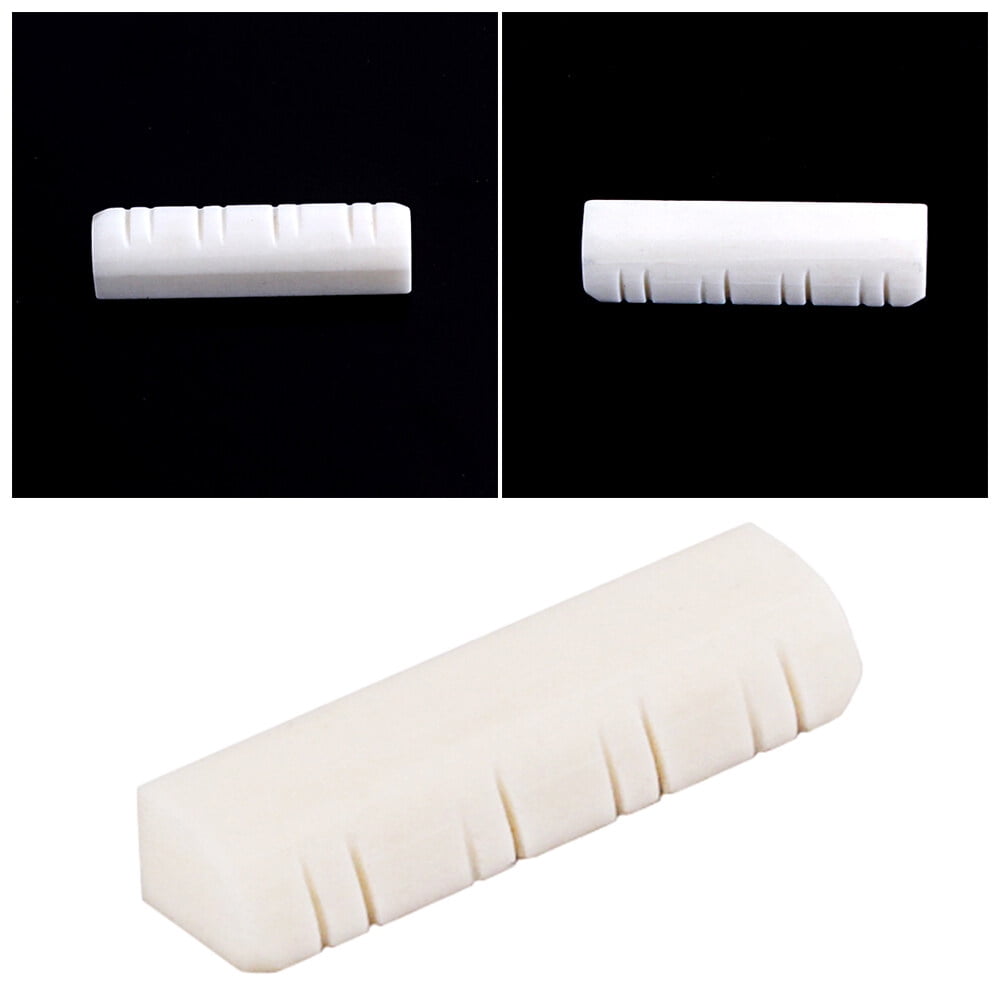 8 String Acoustic Guitar Saddle Mandolin Nut Replacement Bone Sound ...