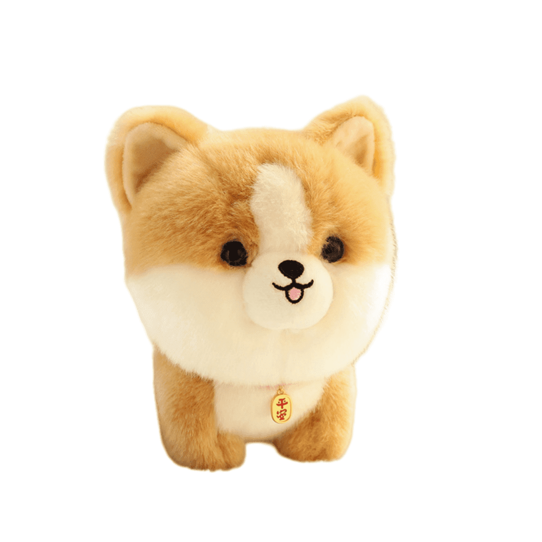 8 '' Stuffed Animal Dog Plush Toy Cute Corgi Dog Akita Songshi Husky ...