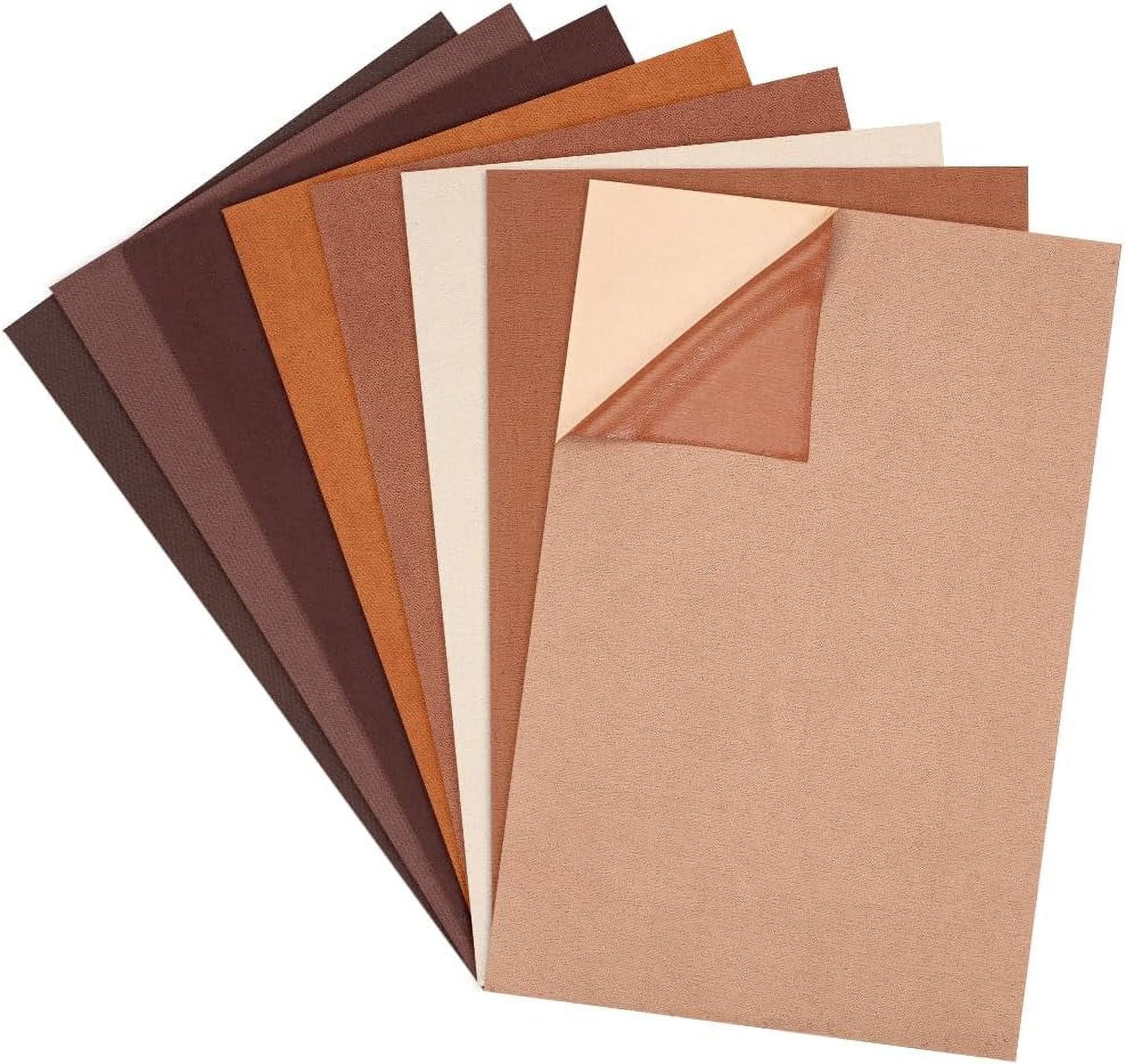 8 Style Suede Self-Adhesive Repair Patch 11.8x7.8inch Brown Series ...