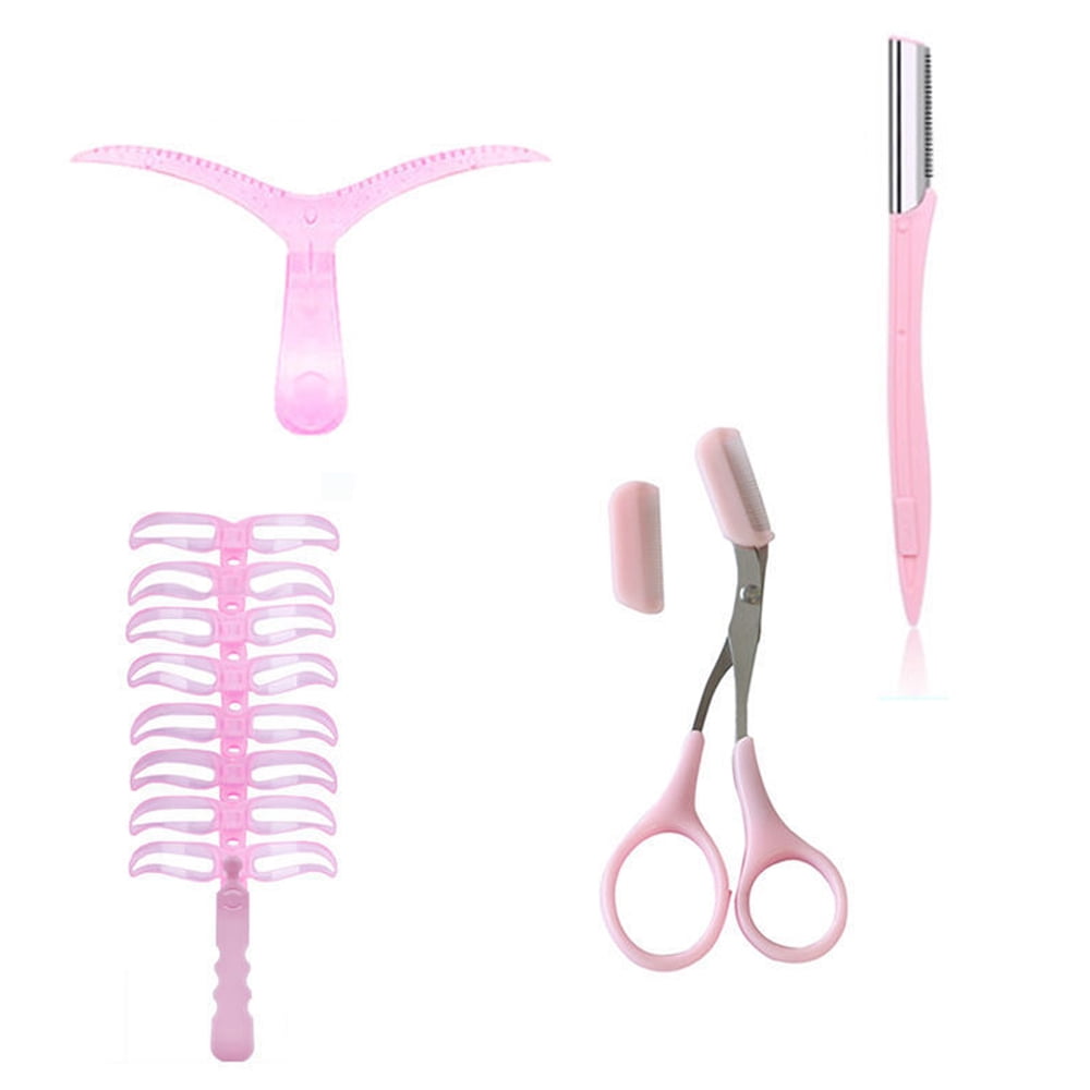 8 Styles Eyebrow Template Diy Stencil Grooming Eyebrow Shaping Kit With ...