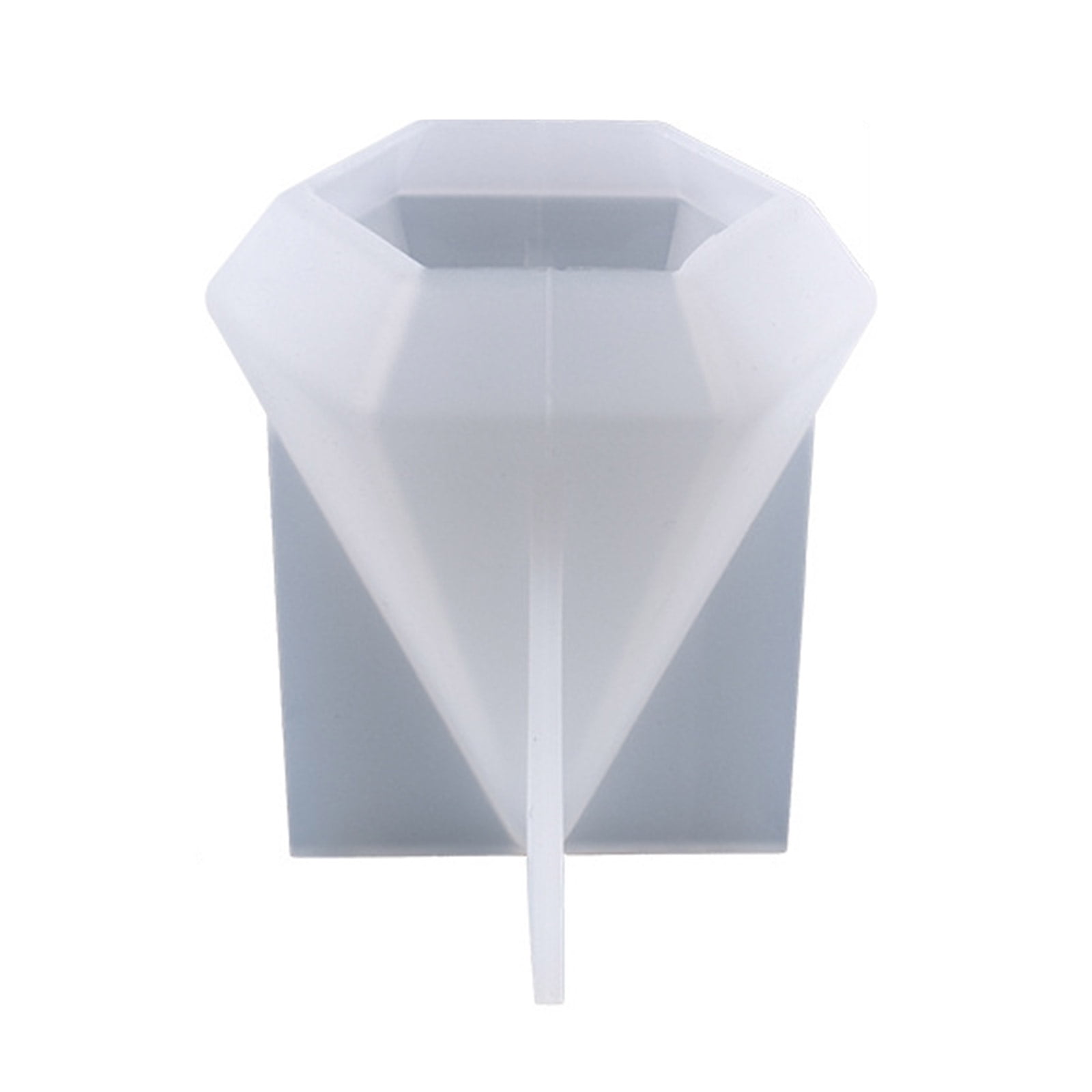 8 Styles Hexagonal Cone Epoxy Resin Mold Pyramid Silicone Casting Mold ...