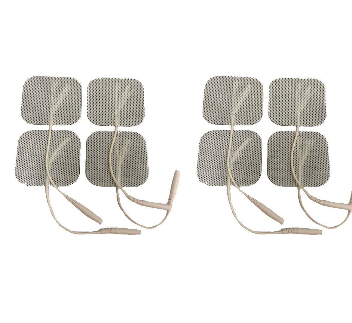 8 TENS Unit Electrode Pads 2 x 2 Replacement TENS EMS Massage 2 Inch ...