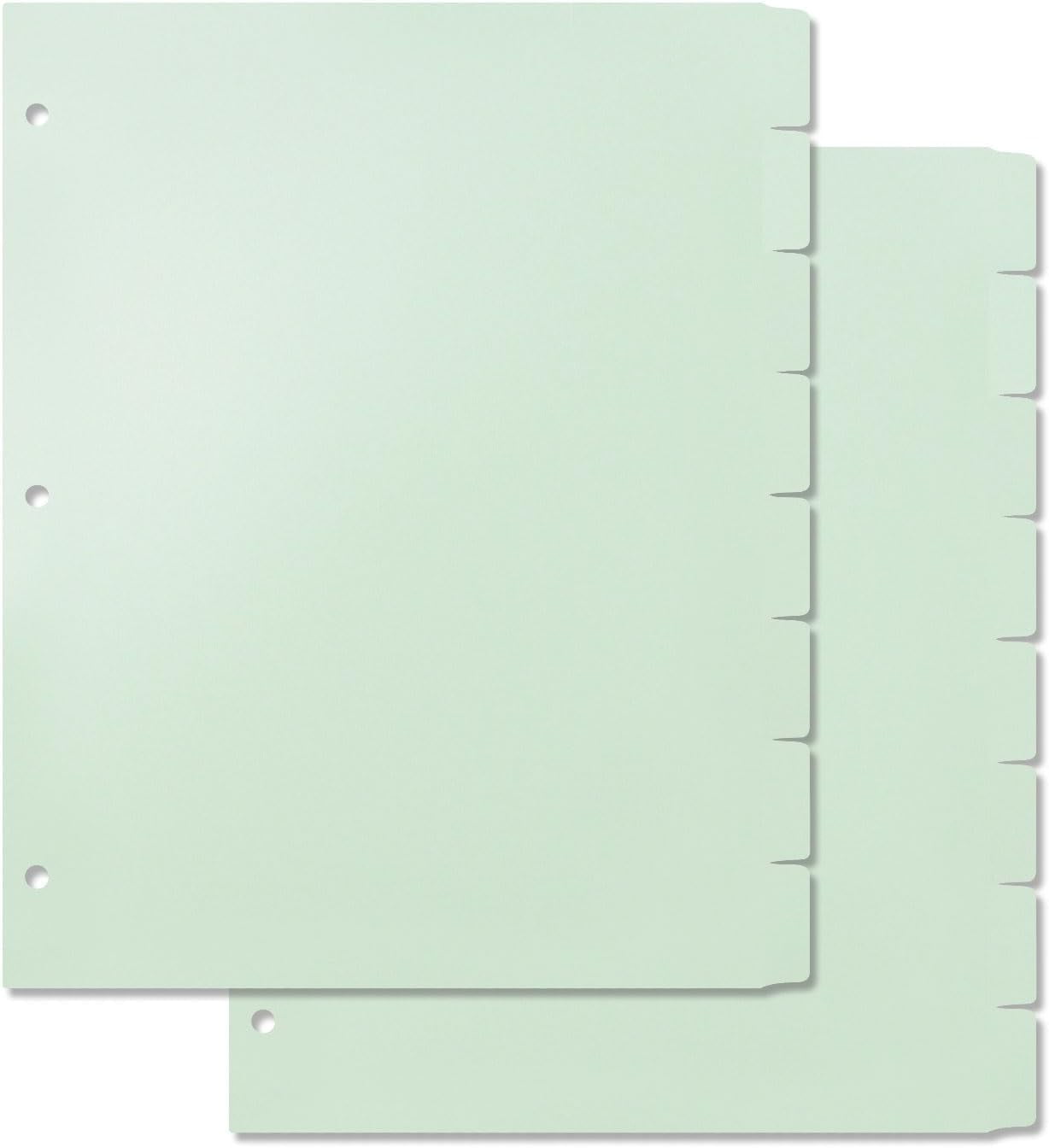 8-Tab Binder Index Dividers for 3 Ring Binders, Colored Plastic ...