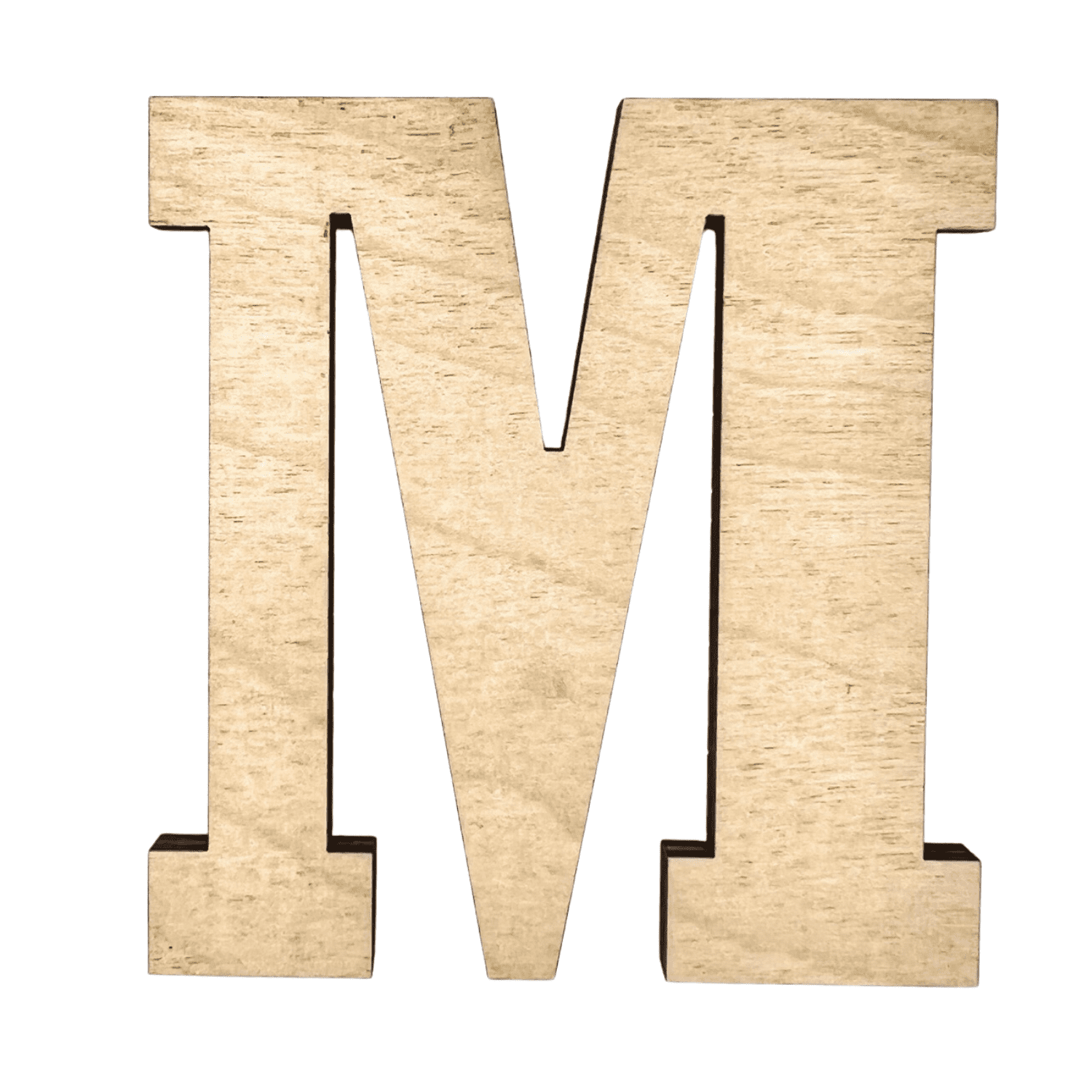 8" Tall Birch Plywood Letter M | 1/4" Thick | Krafty Supply Letters ...
