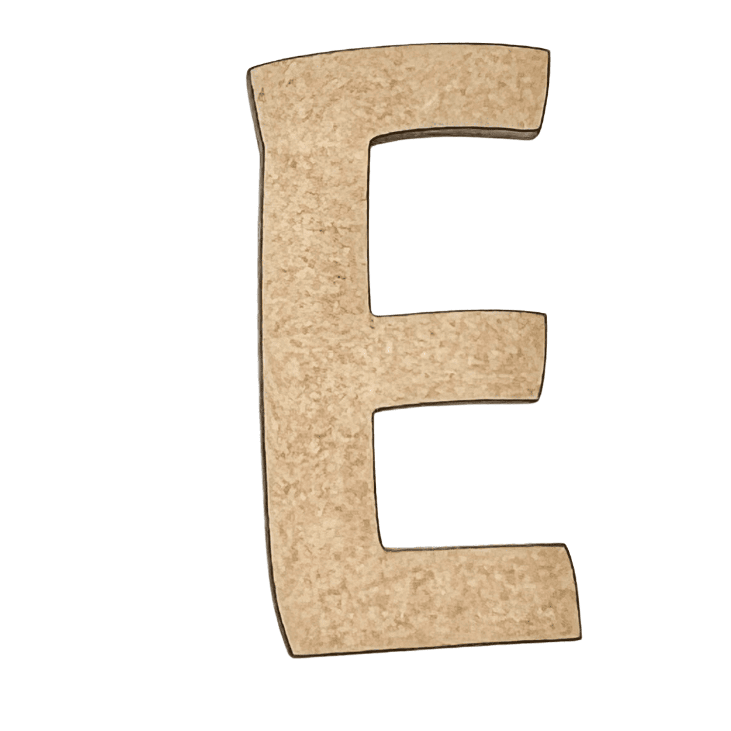 8" Tall MDF Wood Letter E | 1/8" Thick | Wood Craft Letter | Krafty ...
