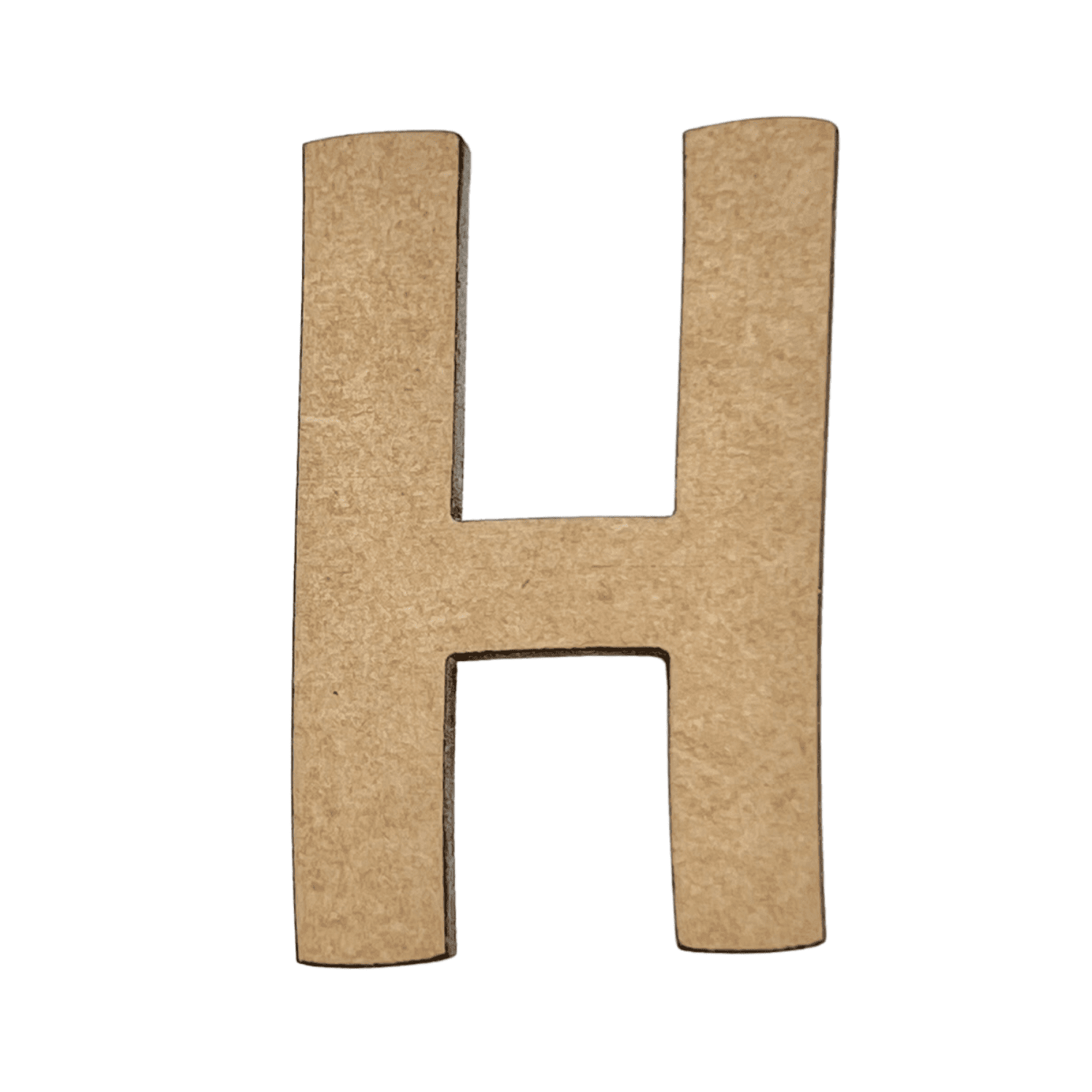 8" Tall MDF Wood Letter H | 1/8" Thick | Wood Craft Letter | Krafty ...