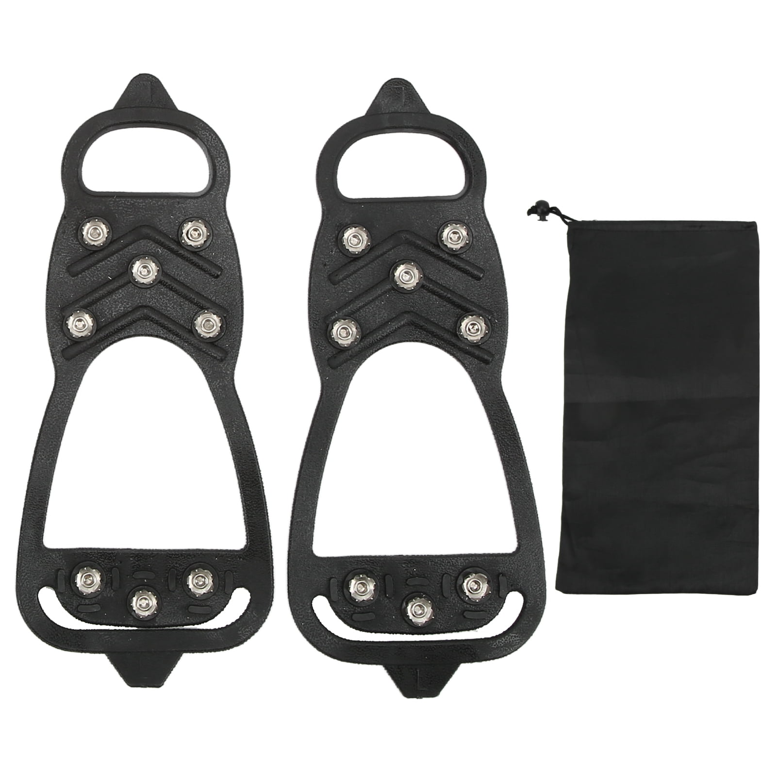 8 Teeth Anti-Slip Ice Traction Cleats for Snow and Ice - Walmart.com