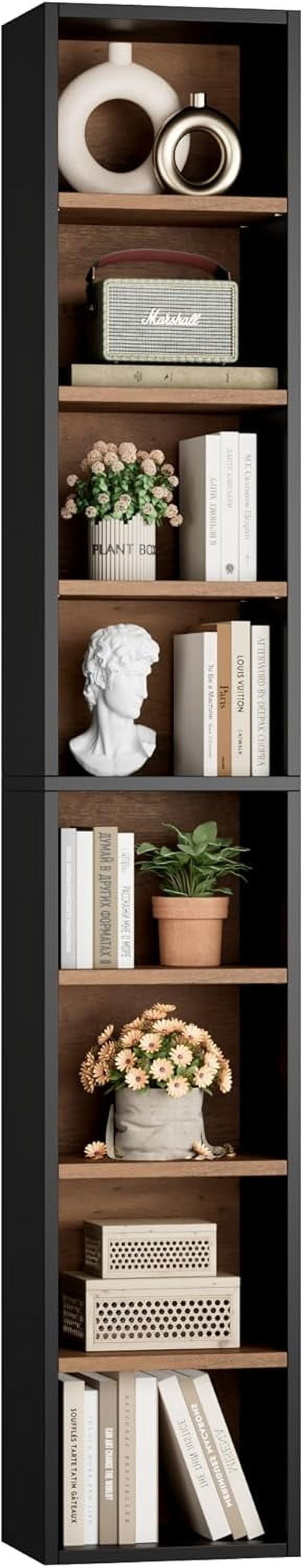 8-Tier Media Tower Rack, 11.6 X 9.3 X 70.9 Inches CD DVD Slim Storage ...