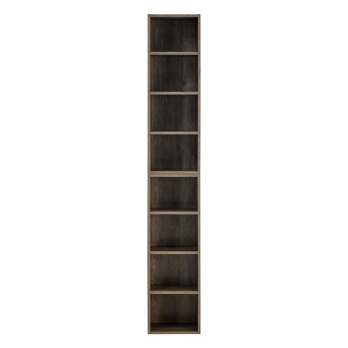 8-Tier Media Tower Rack, CD DVD Slim Storage Cabinet with Adjustable ...