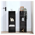 8-Tier Media Tower Rack,Tall Narrow Bookcase Display Bookshelf, Slim ...