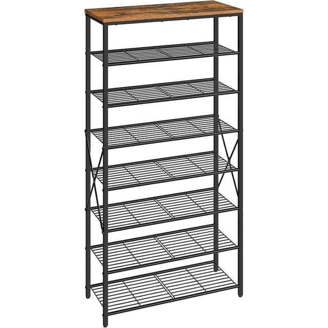 8-Tier Shoe Rack for Front Door Entrance, Shoe Shelf, Shoe Storage ...