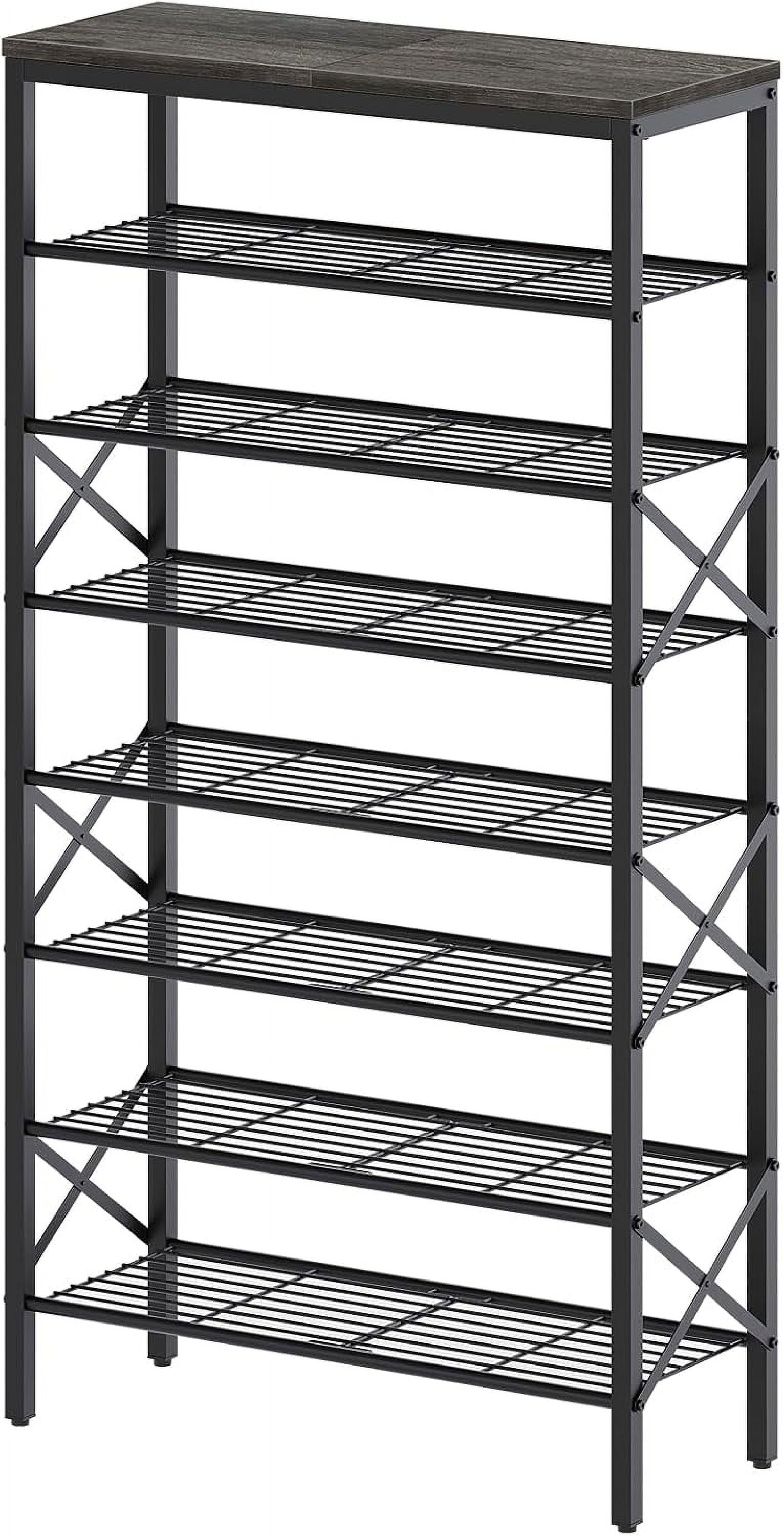 8 Tier Shoe Rack, Shoe Storage Organizer, Large Capacity Shoe Shelf ...