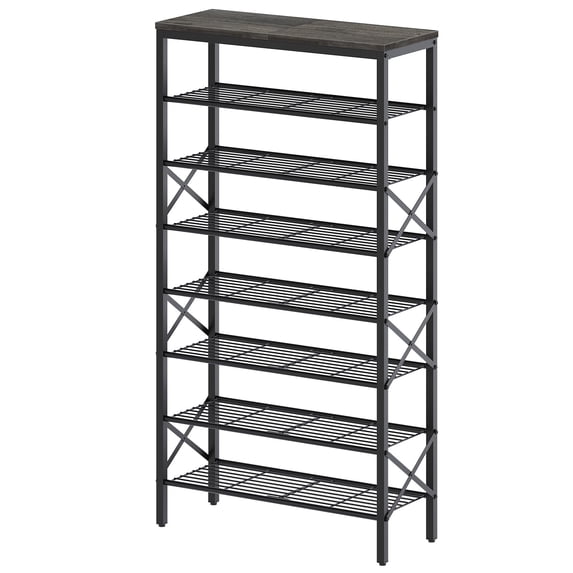 8 Tier Shoe Rack, Shoe Storage Organizer, Large Capacity Shoe Shelf ...