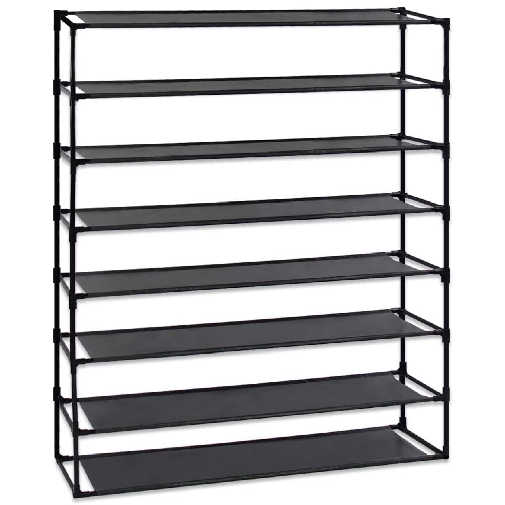 8 Tier Shoe Rack Waterproof Fabric Shoe Organizer Tower Storage Shelf ...