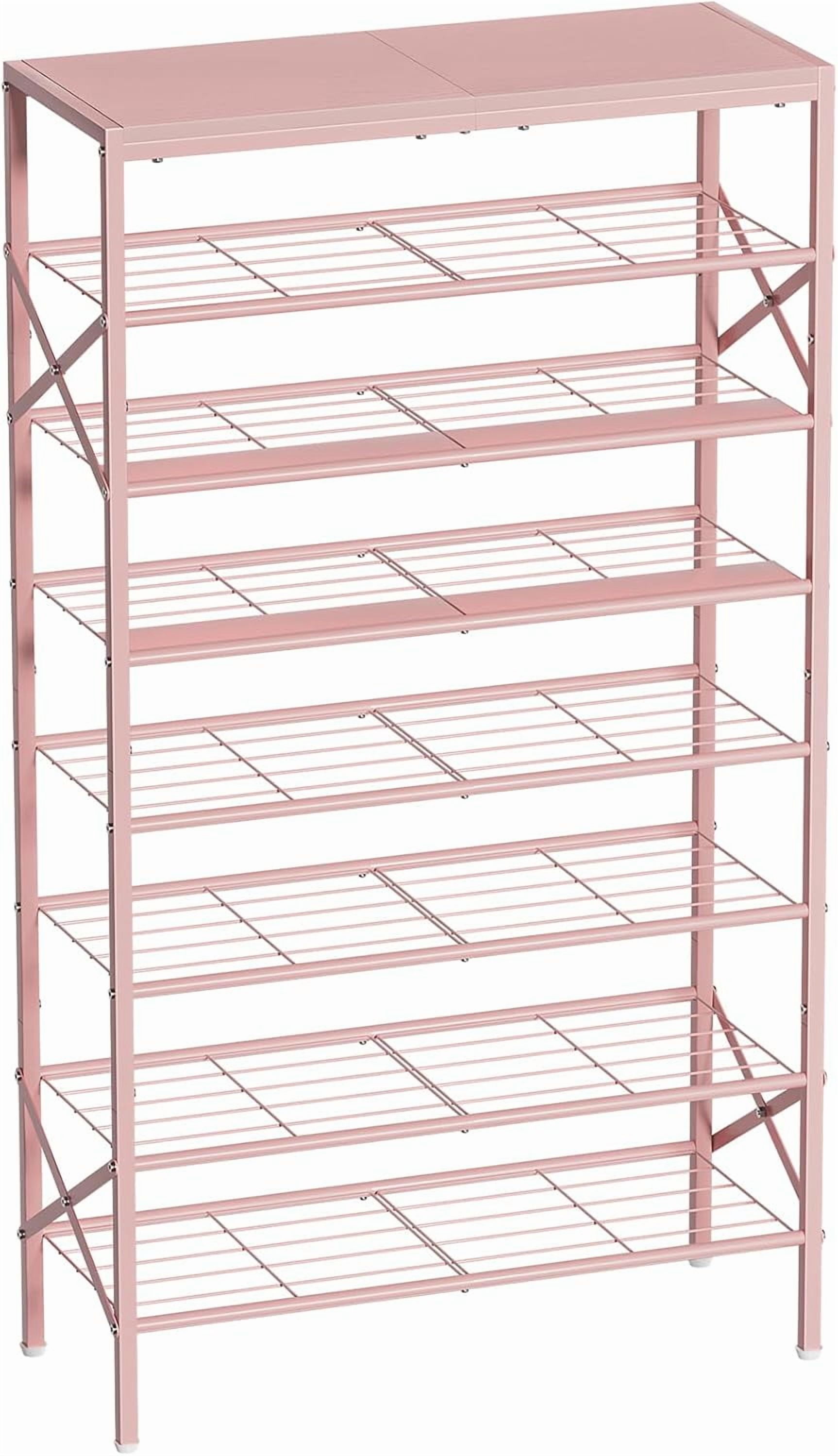 8-Tier Tall Shoe Rack Organizer Shoe Storage for Entryway 24-32 Pairs ...