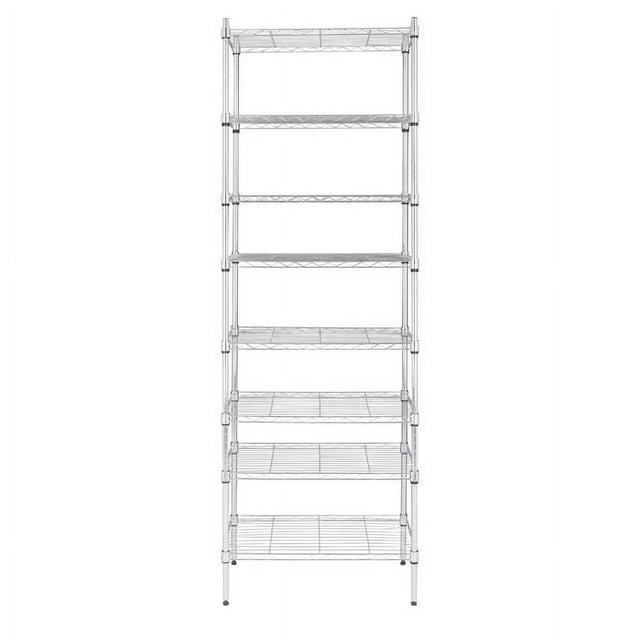 8-Tier Wire Shelving Unit Adjustable Steel Wire Rack Shelving 8 Shelves ...