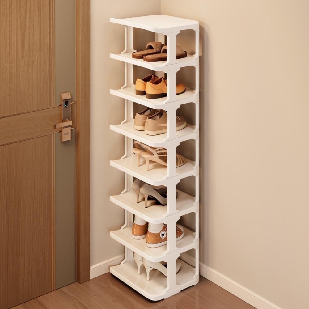 "COWIN 8 Tiers Stackable Shoe Rack, Compact Adjustable Storage ...