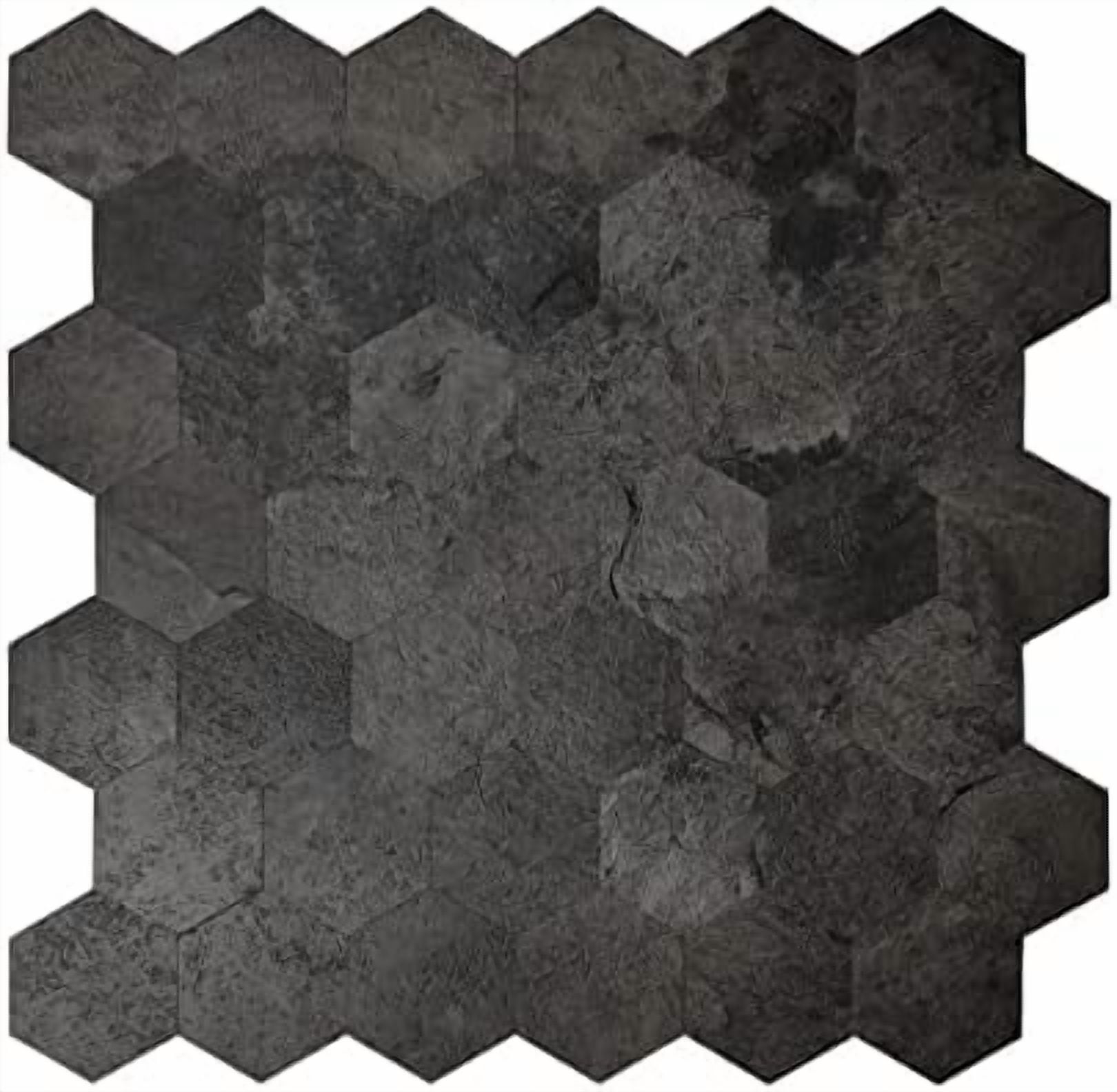 8 Tiles | Stone Composite Small Hexagon Tiles | Peel and Stick Kitchen ...
