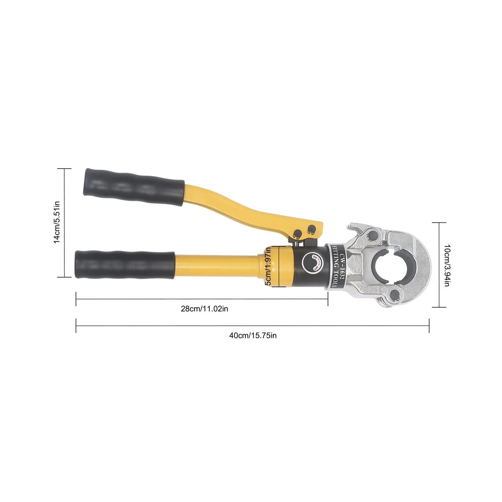 8-Ton Hydraulic Crimping Tool Set 16/20/25/32mm Hydraulic Mechanical ...