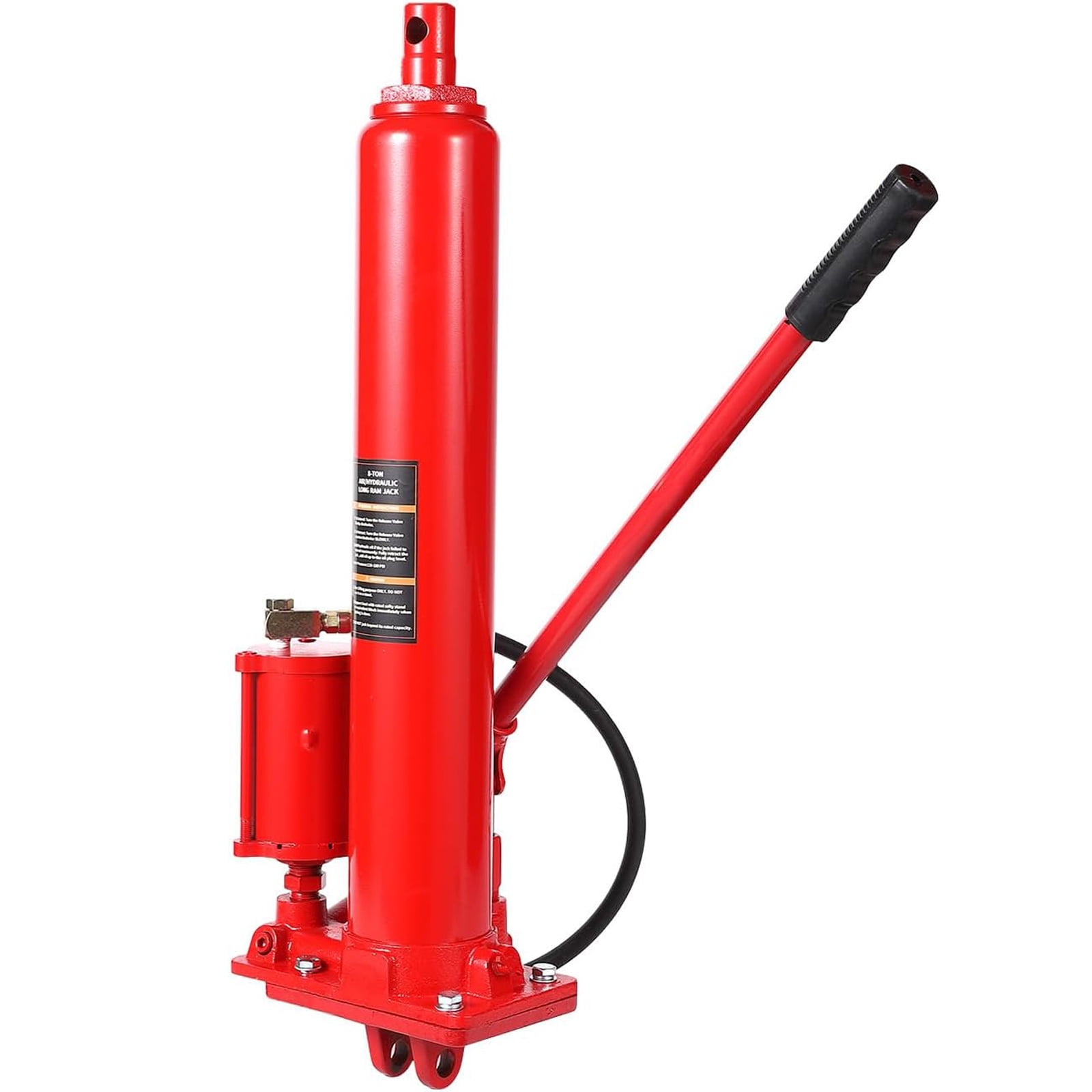 8-Ton Hydraulic Ram Jack for Engine Hoists, Heavy Duty Long Ram ...