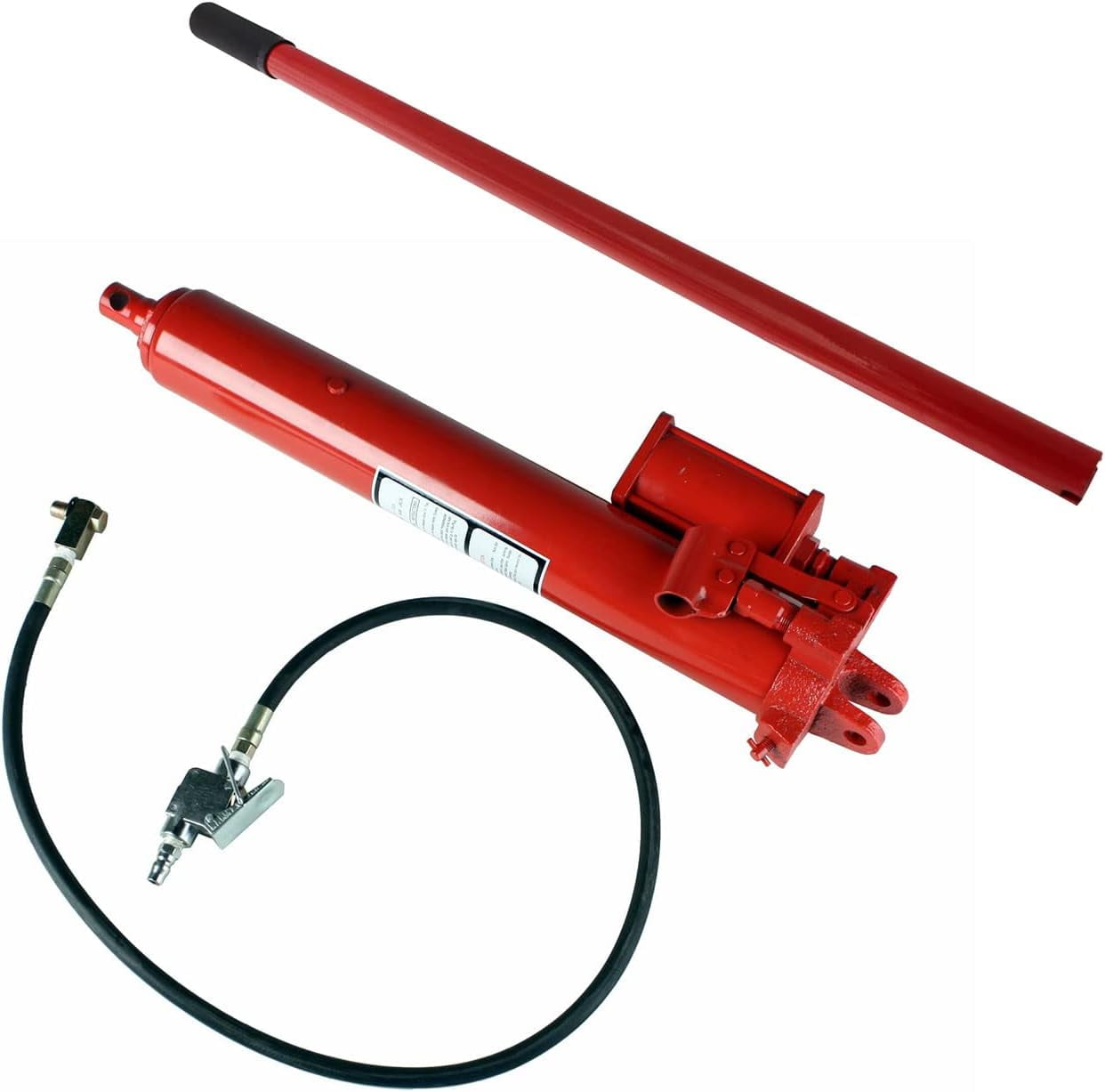8 Ton Hydraulic and Air Long Ram for Engine Hoist Cherry Picker Shop ...