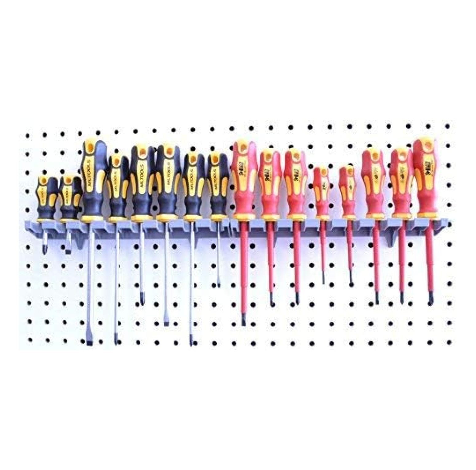 8 Tool V-Slot Screwdriver Organizer |Pegboard Tool Organizer |Made in ...