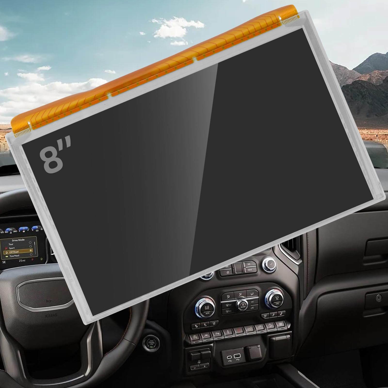 8" Touch Screen Glass Digitizer LCD Radio Navigation Fit for Chevy GMC ...