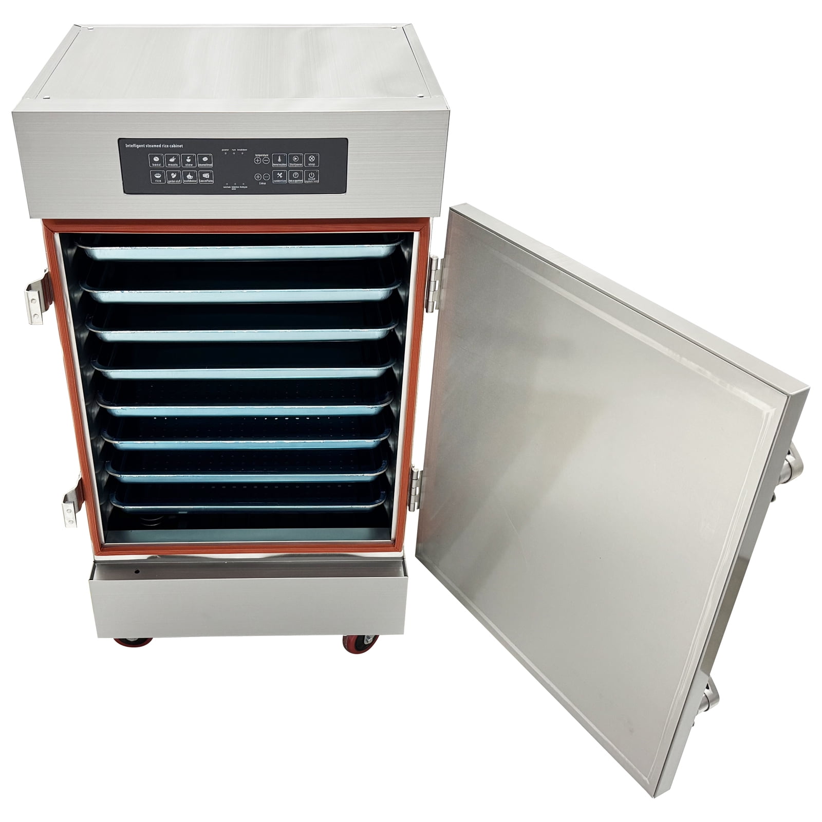 8 Tray Electric Steaming Cabinet Intelligent Rice Steaming Box Food ...