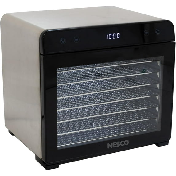 8-Tray Stainless Steel Food Dehydrator – Digital Timer Temp Control ...