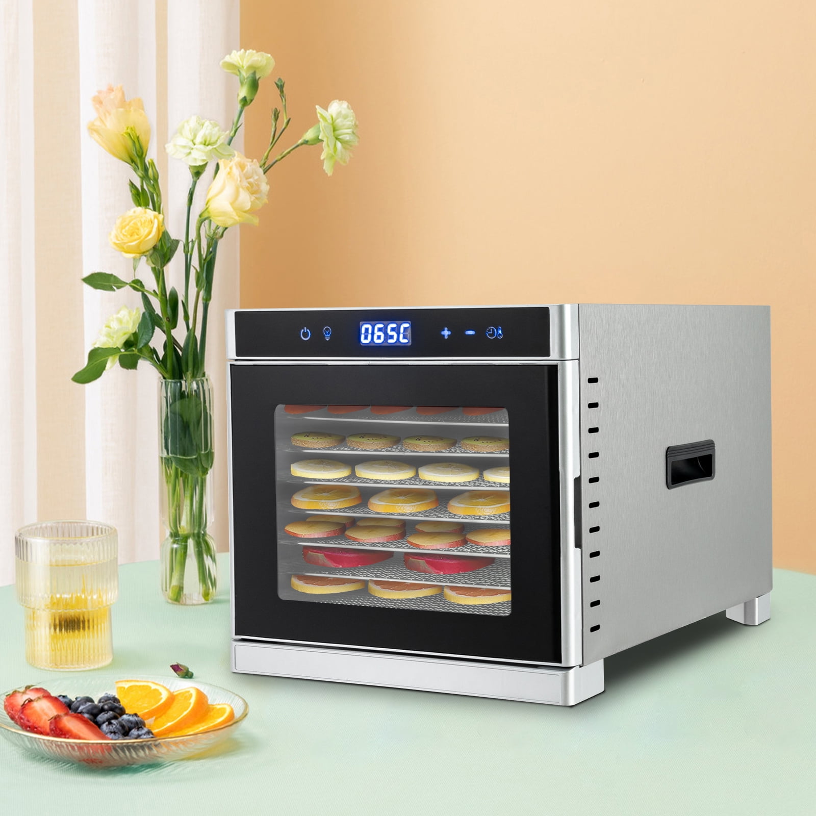 8 Trays Food Dehydrators Durable Food-grade Stainless Steel Dryer ...