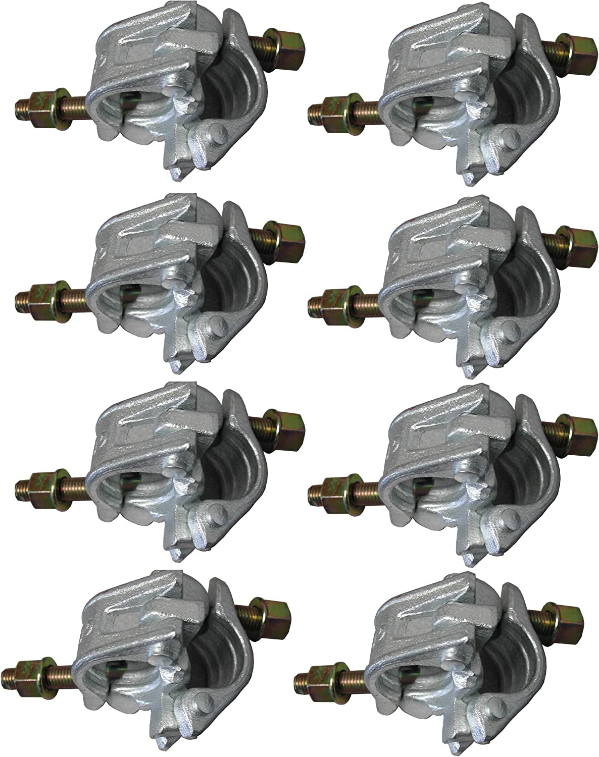 8 UK Forged Galvanized Right Angle Clamps aka Rigid Clamps ...