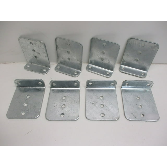 (8) Vertical Pontoon Boat Trailer Bunk Bolster L Brackets / 5" by 6 ...