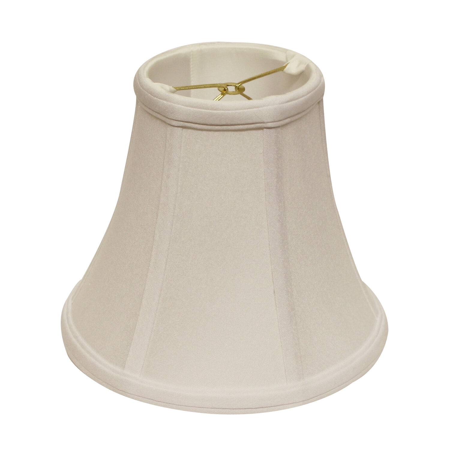 Slant Bell Softback Lampshade with Bulb Clip, Snow - Walmart.com