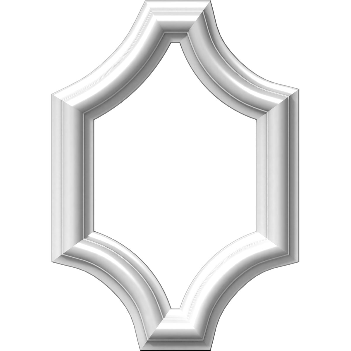 8"W x 12"H x 1/2"P Ashford Molded Scalloped Wainscot Wall Panel ...