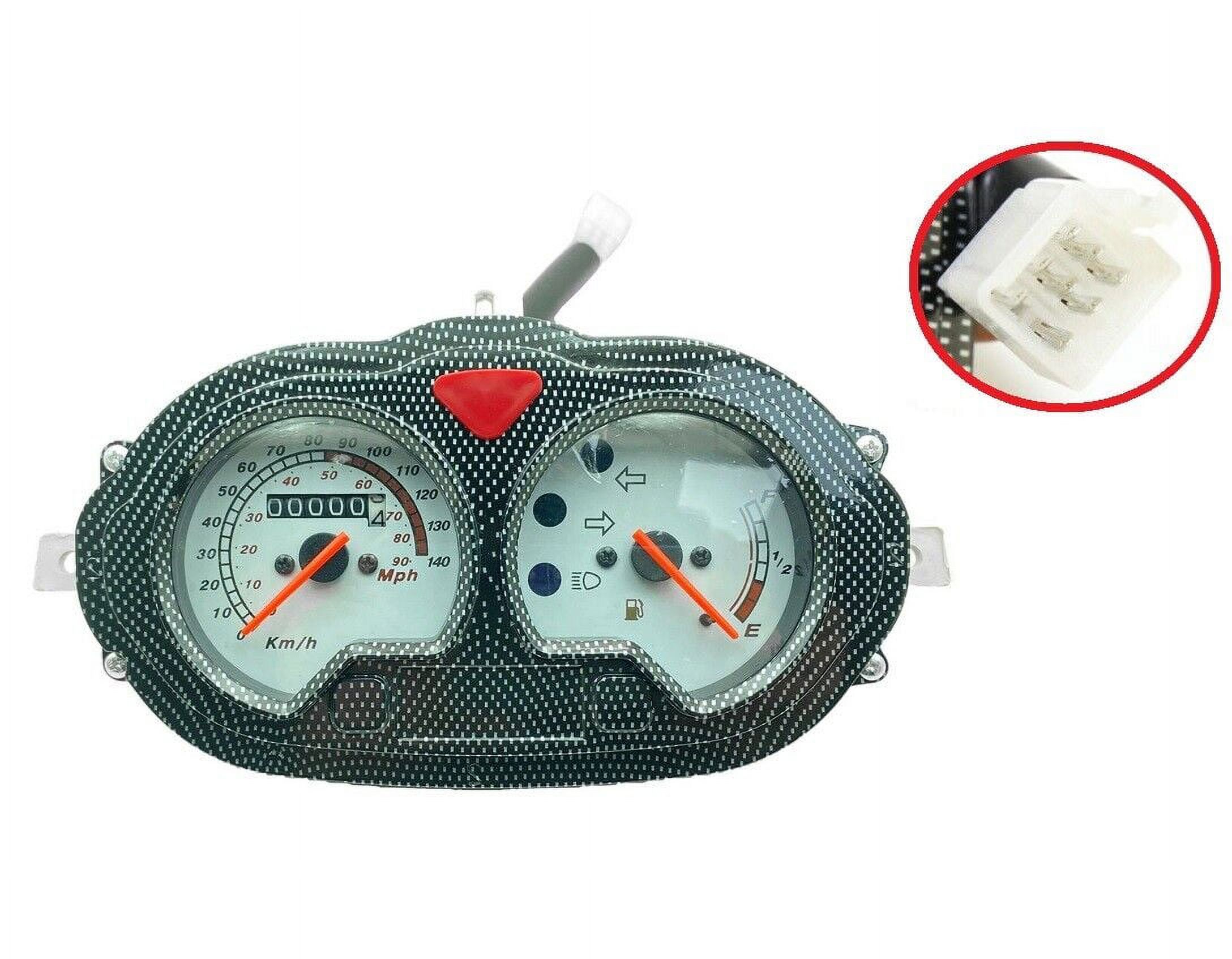 8 WIRES Speedometer Gas Gauge FOR GY6 MOPED MOTORCYCLE SCOOTER SD04 ...