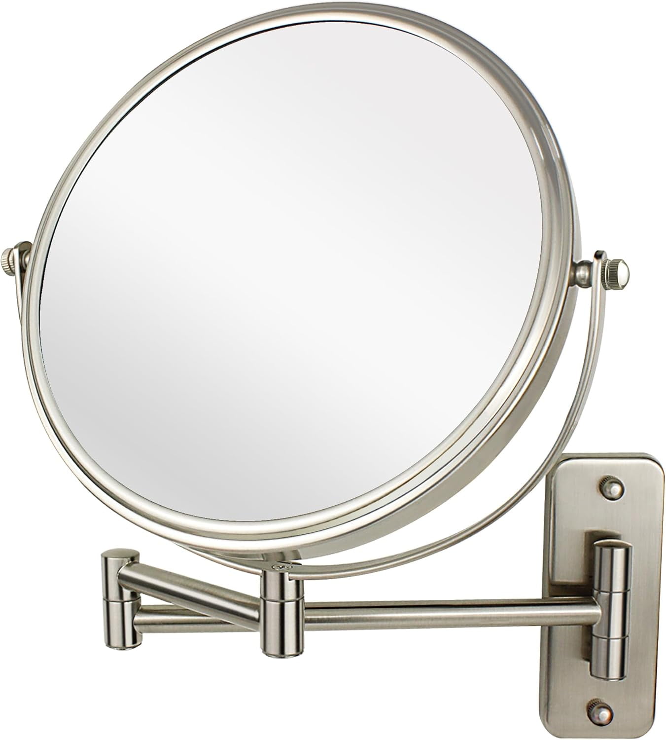 8" Wall Mounted Makeup Mirror, 10X Magnifying Mirror with 360 ...
