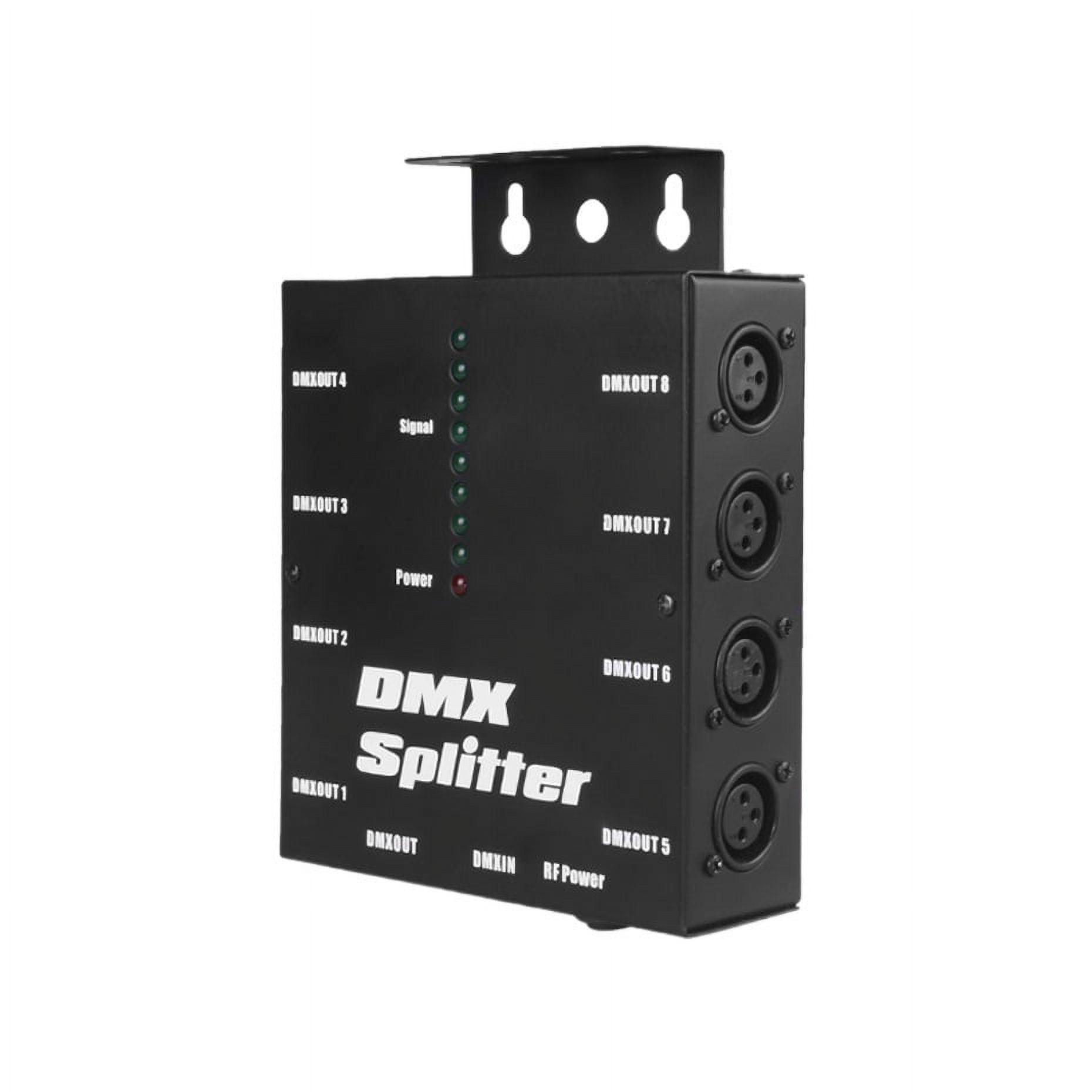 8 Way Channels Isolated 3Pin DMX 512 Optical Splitter Istribution ...