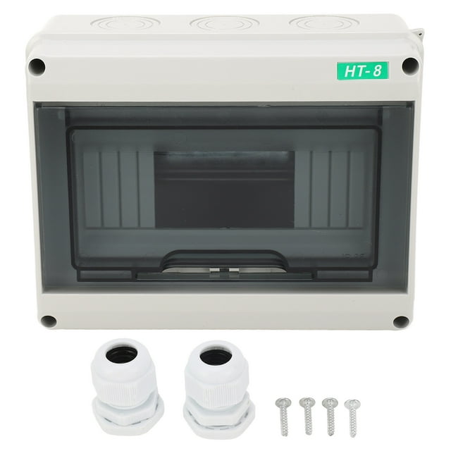 8 Way Distribution Protection Box IP65 Waterproof Outdoor Circuit ...