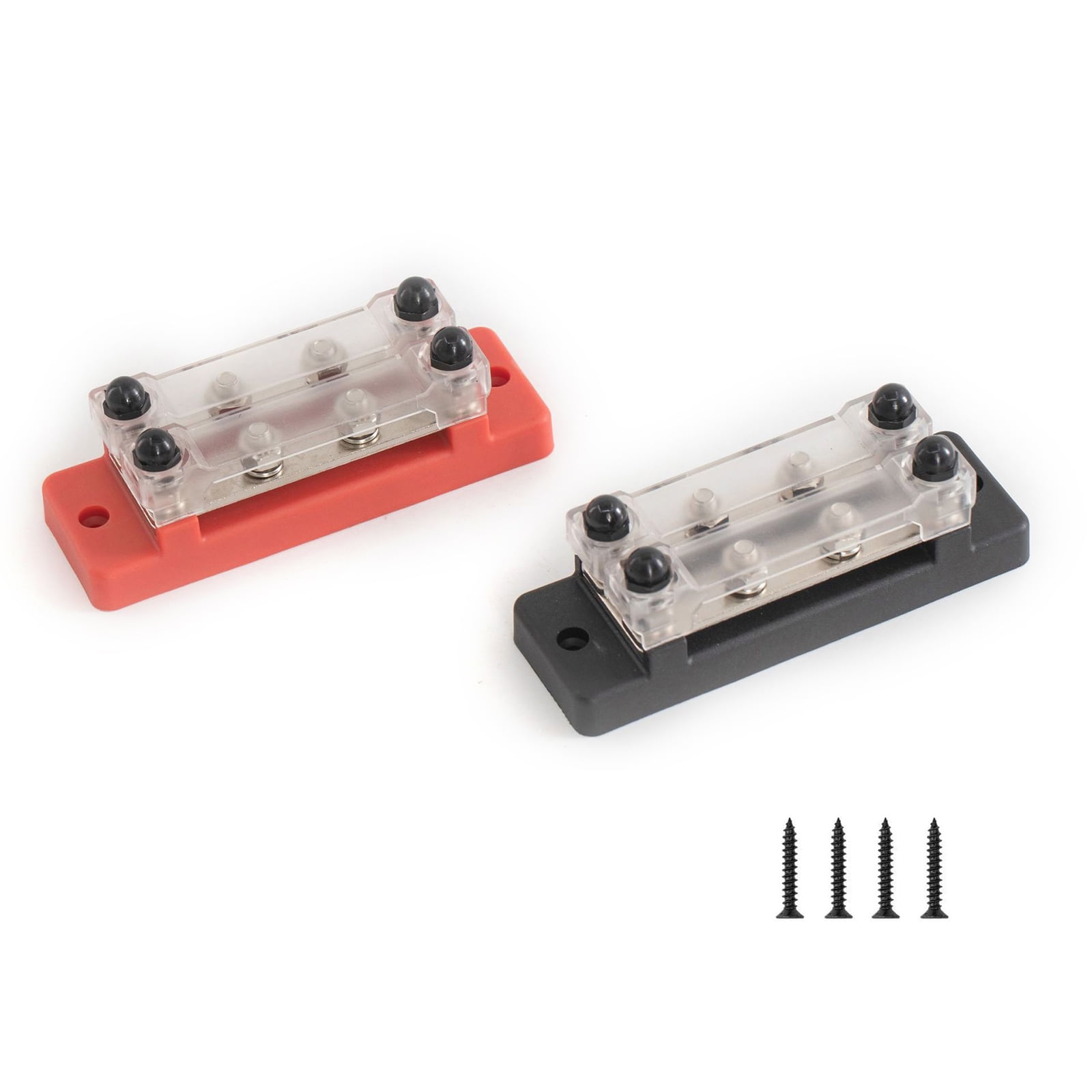 8 Way Power Distribution Block Terminal Screw Bus Bar Connection Bolts ...