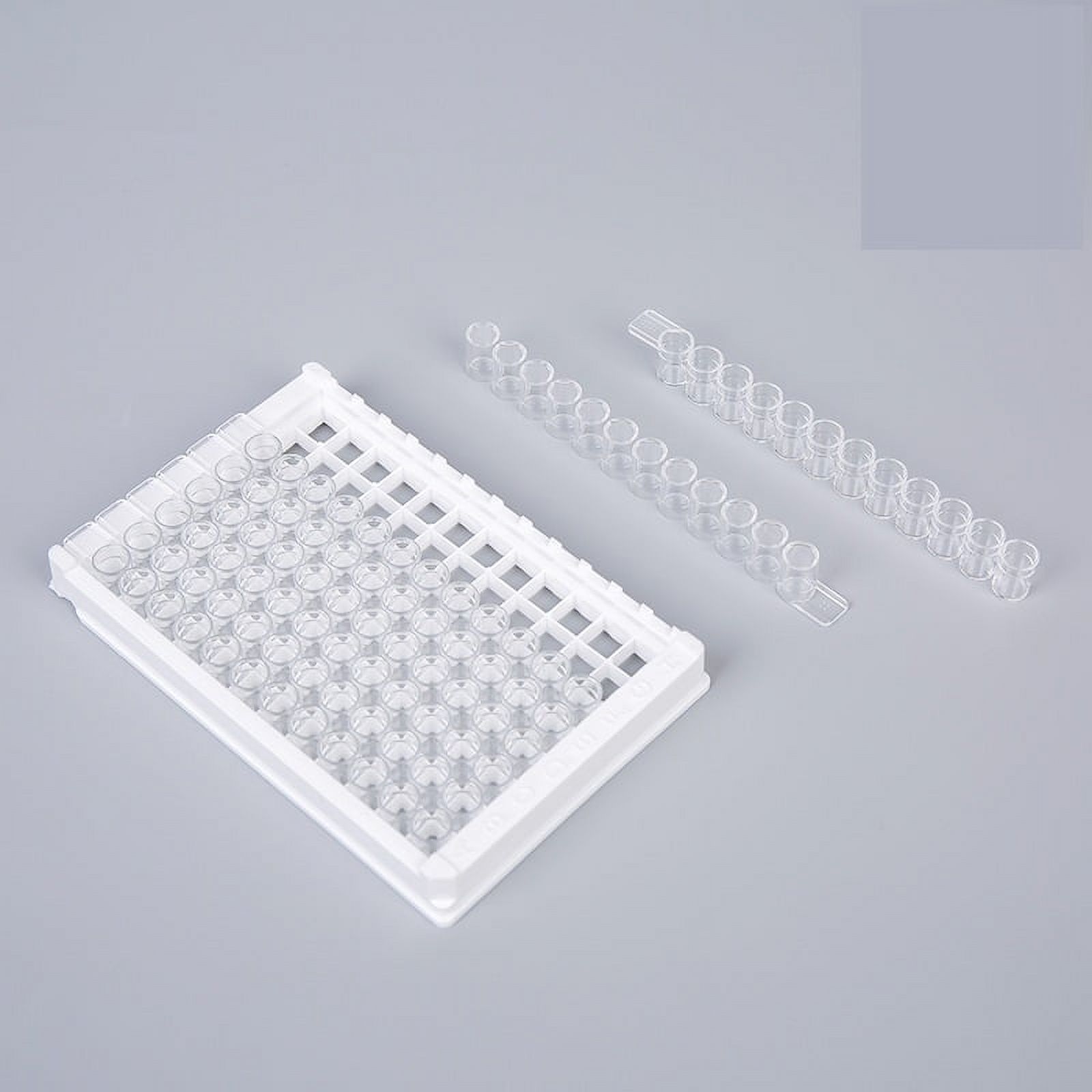8-Well Detachable Elisa Plate Transparent White Black Medium-High ...