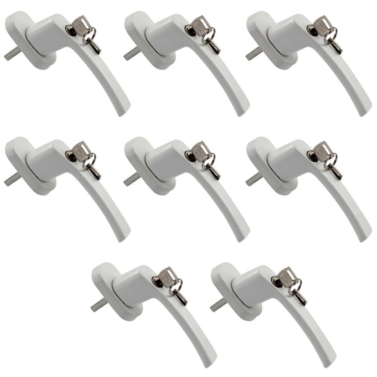 8 Window Handles, Shaft Length 35 mm, Lockable Window Handles in the ...