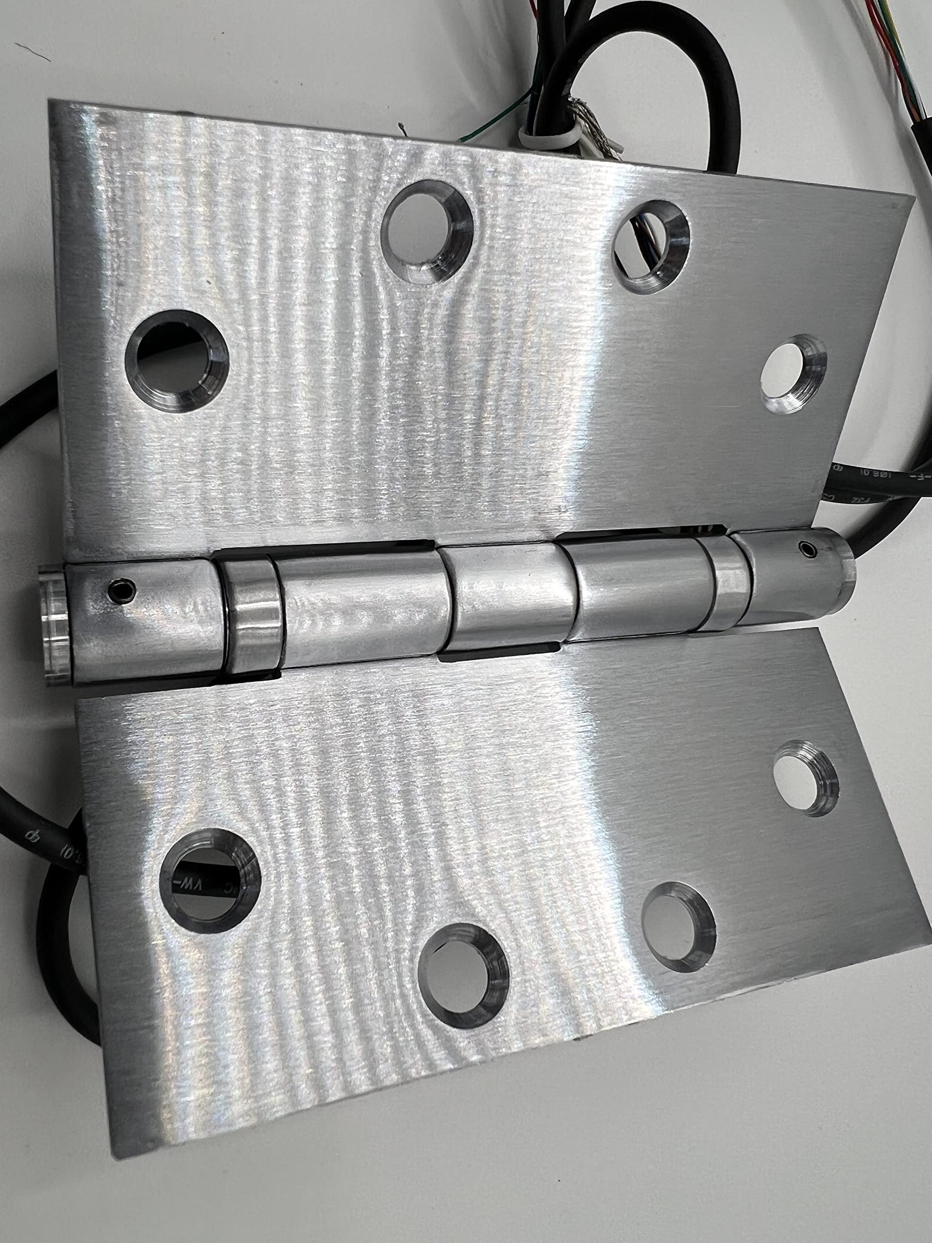 8 Wire Electrified Steel Hinge US26D (4.5"* 4.5") C50 - Walmart.com