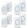8 Wireless Doorbell, Waterproof Door Bell Button Kit 4 Pcs Home ...