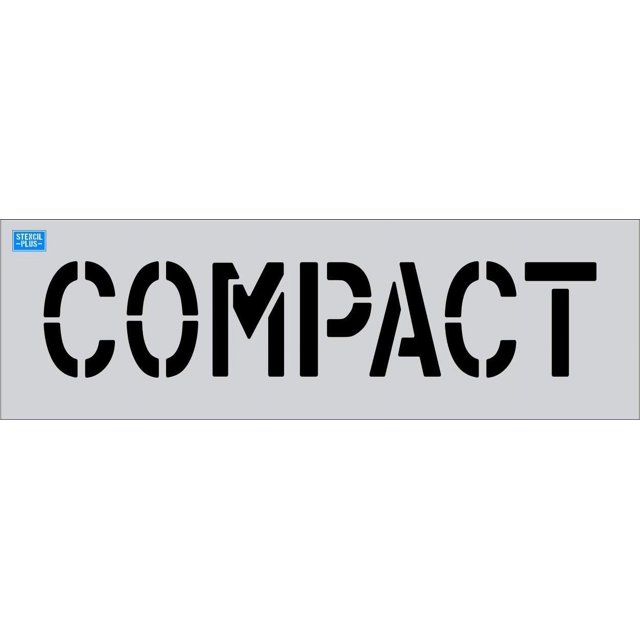 8" Word - Compact Parking Lot Pavement Marking Stencil - Walmart.com