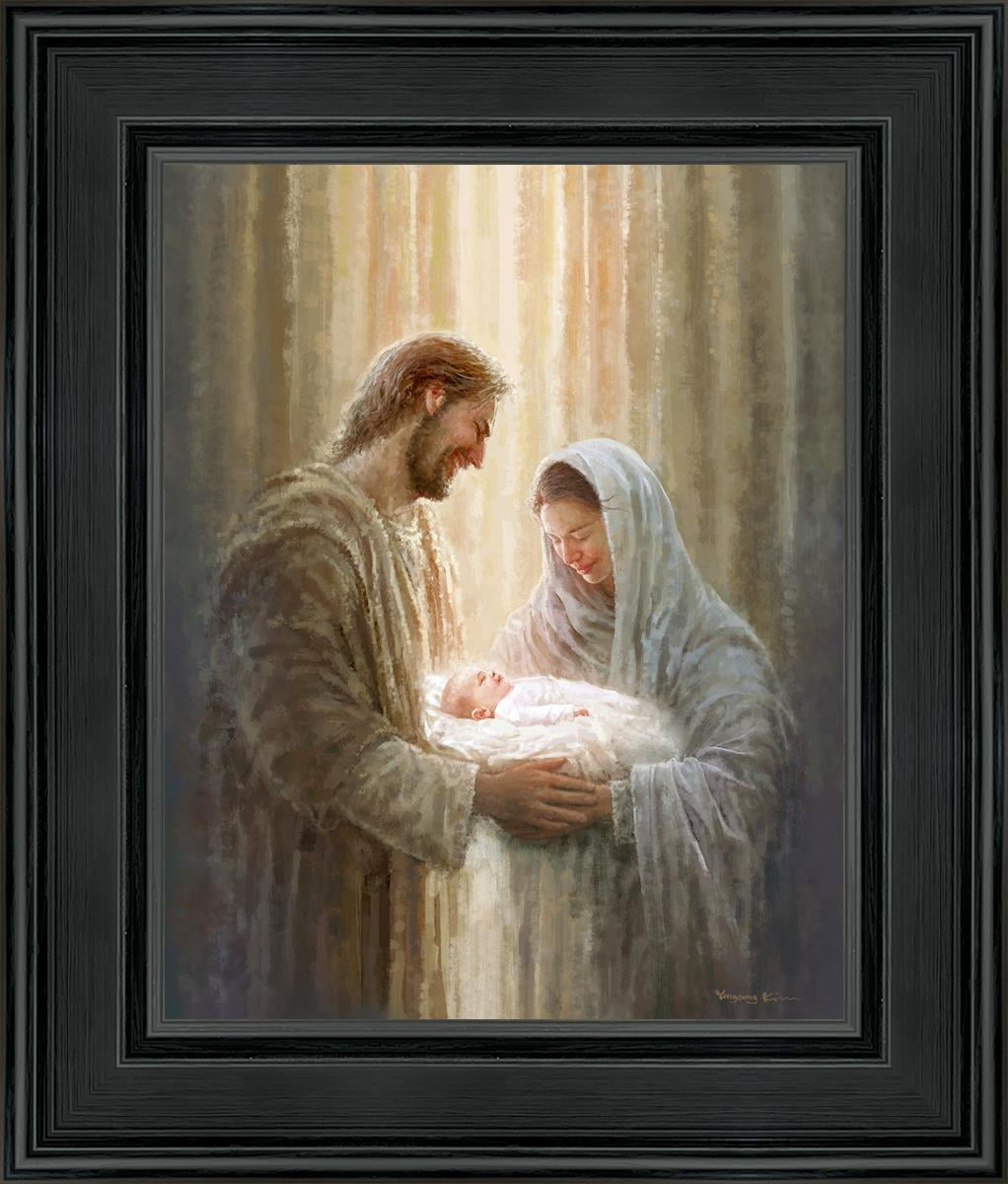 8 X 10 The First Gift by Yongsung Kim With blackwood Frame - Walmart.com