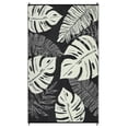 8 X 10 ft Plastic Black Beige Rectangular Beach Front Porches Patio ...