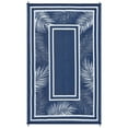 8 X 10 ft Plastic Dark Blue White Rectangular Beach Front Porches Patio ...
